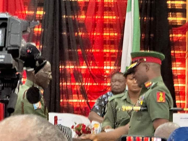 RAYMOND OCHEI GETS NEW RANK AS MAJOR GENERAL; CDS LUCKY IRABOR, MRS ...