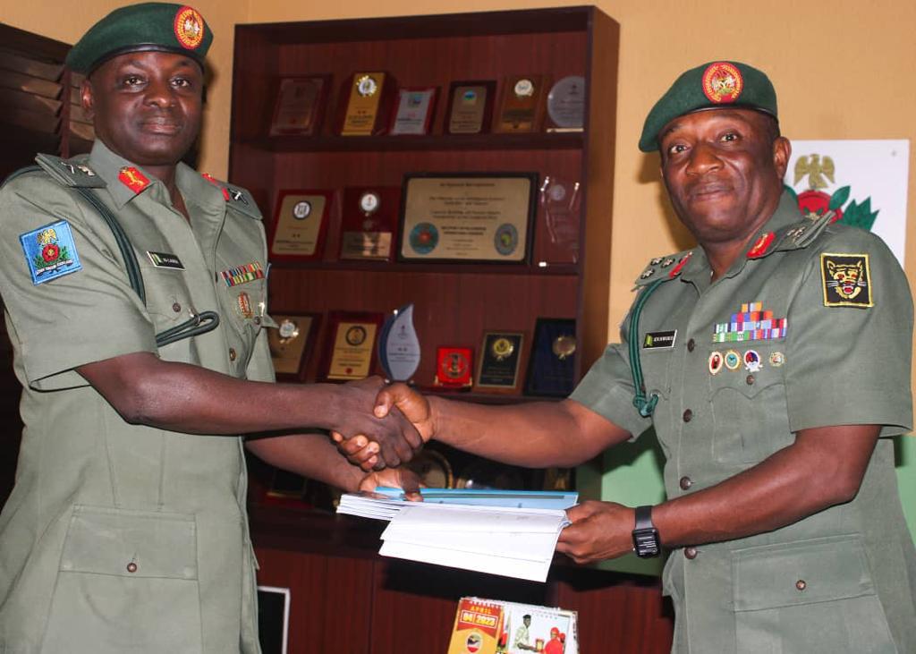 CHANGE OF BATON IN NIGERIAN ARMY INTELLIGENCE SCHOOL • As Brigadier General KN NWOKO takes over ...