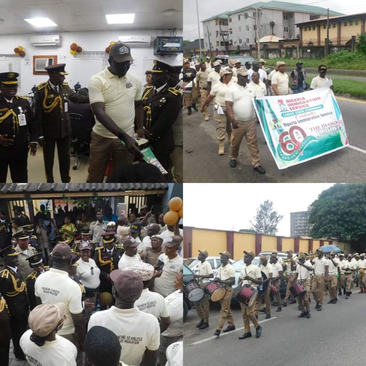 60 YEARS OF NIGERIA IMMIGRATION SERVICE: LAGOS COMMAND CELEBRATES ...