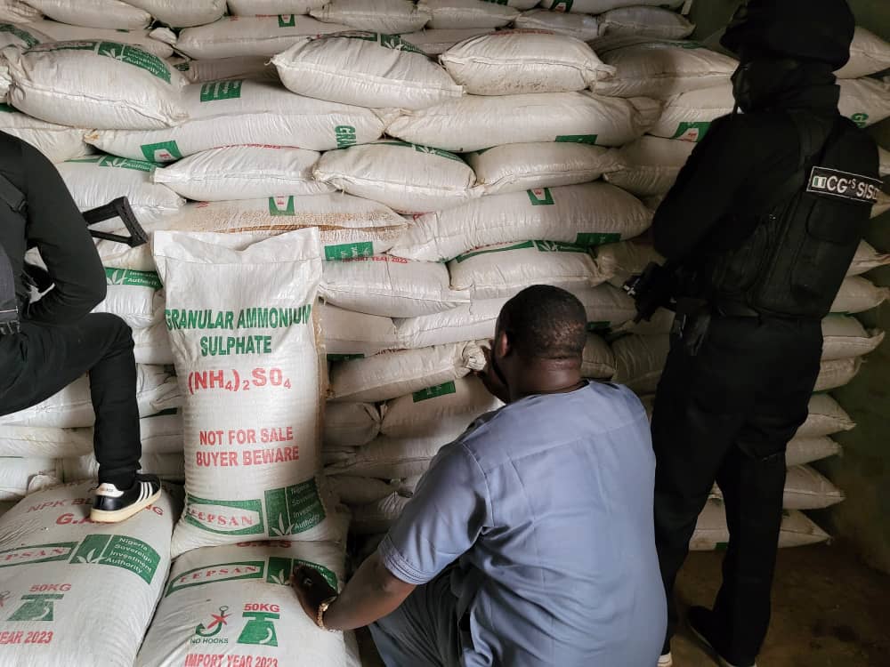 NSCDC Burst Adulterated Fertilizer Products Syndicate in Jos • Arrest ...
