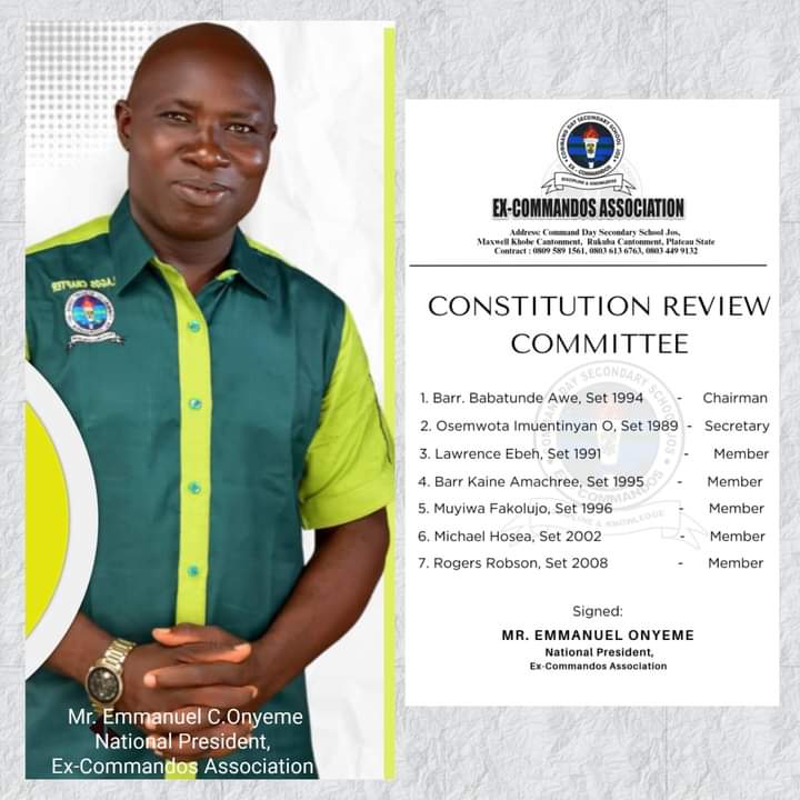 Constitution Review: Ex-Commandos Set Up a 7-Man Committee - Trek ...