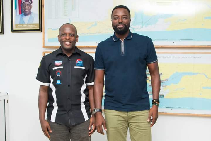 LAGOS TRANSPORT COMMISSIONER, OSIYEMI MEETS LASWA BOSS, EMMANUEL ...