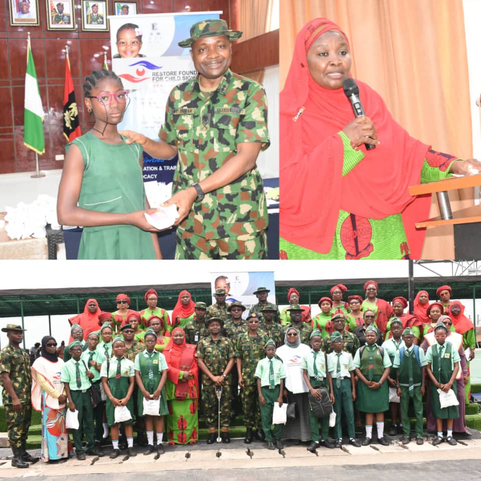 81 DIVISION NAOWA DONATES 391 EYEGLASSES TO CHILDREN IN LAGOS AND OGUN ...