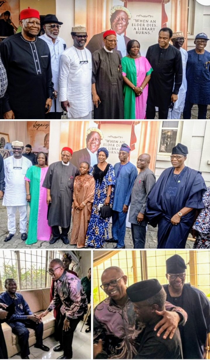 Pastor Adeboye, Yemi Osinbajo, Emeka Anyaoku, Peter Obi, Others Visit ...