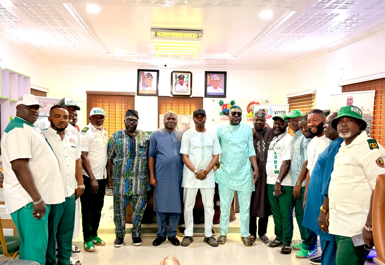 LSSTF ES/CEO, Ogunsan Pays Courtesy Visits To NURTW Lagos Chairman ...