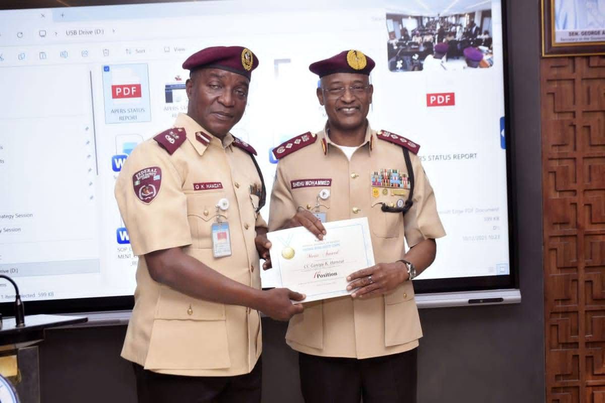 Double Honors As FRSC Lagos Sector Command, Corps Commander Hazmat ...